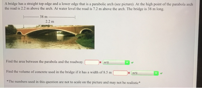 A bridge has a straight top edge and a lower edge | Chegg.com
