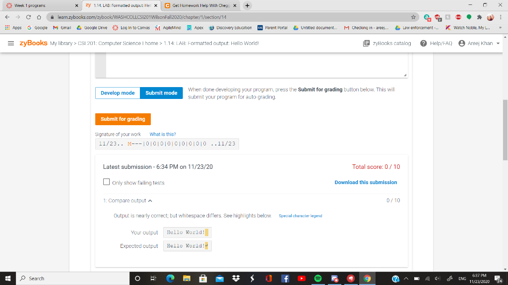 Solved print Hello World! I'm having trouble understanding | Chegg.com