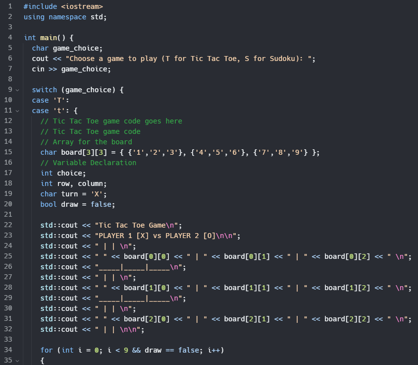 Solved help me fix the sudoku part of the code (in c++, | Chegg.com