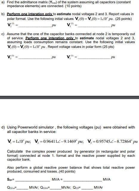 Solved Single-line diagram of a three-node power system is | Chegg.com