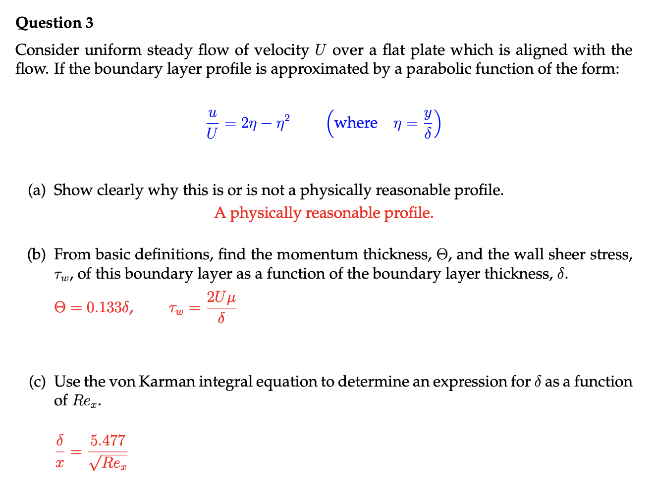 Solved Consider uniform steady flow of velocity U over a | Chegg.com