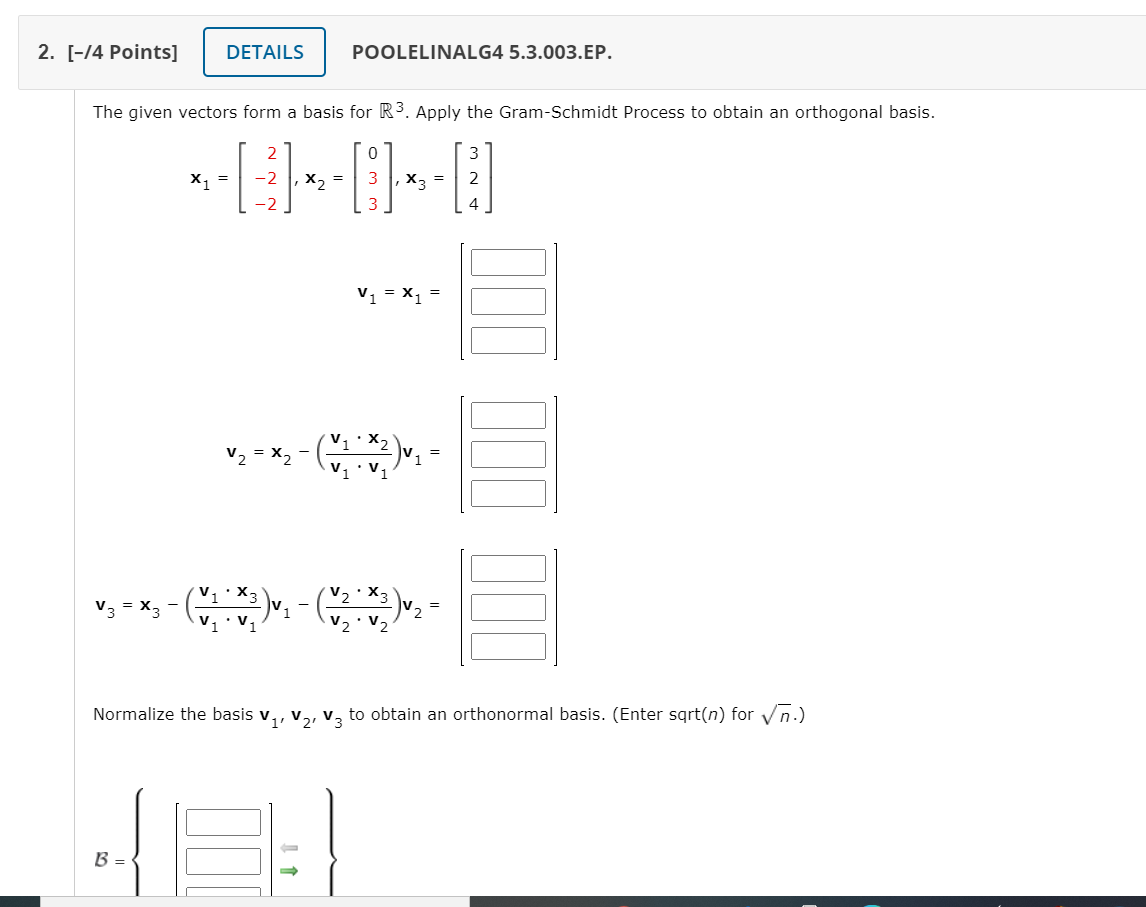 Solved 2. [-14 Points] DETAILS POOLELINALG4 5.3.003.EP. The | Chegg.com