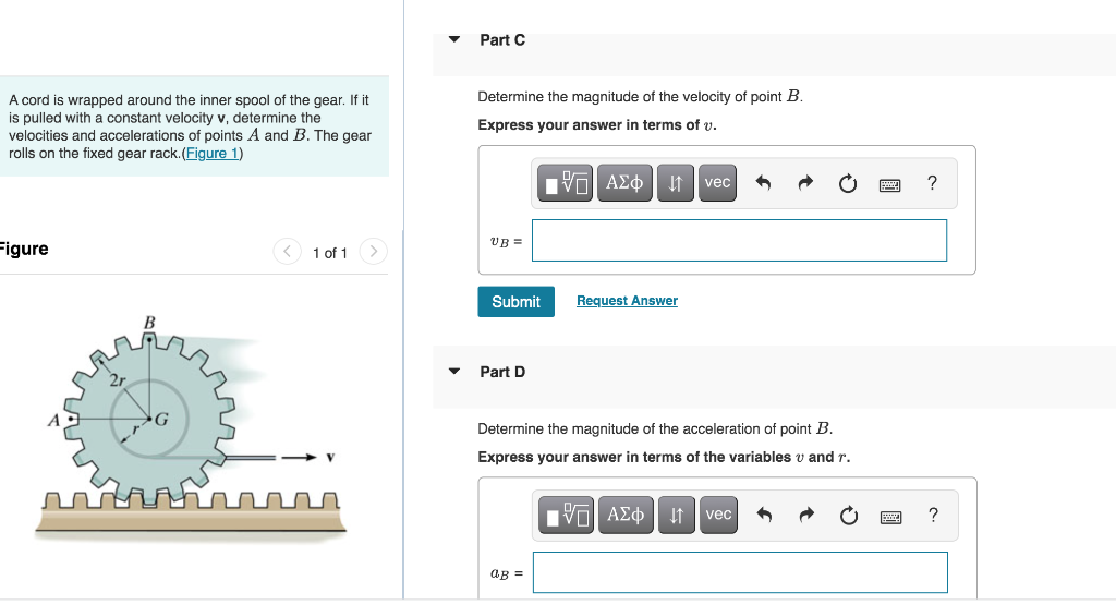 Solved Determine the magnitude of the velocity point A. | Chegg.com