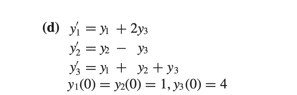Solved 2. Solve each of the following initial value | Chegg.com