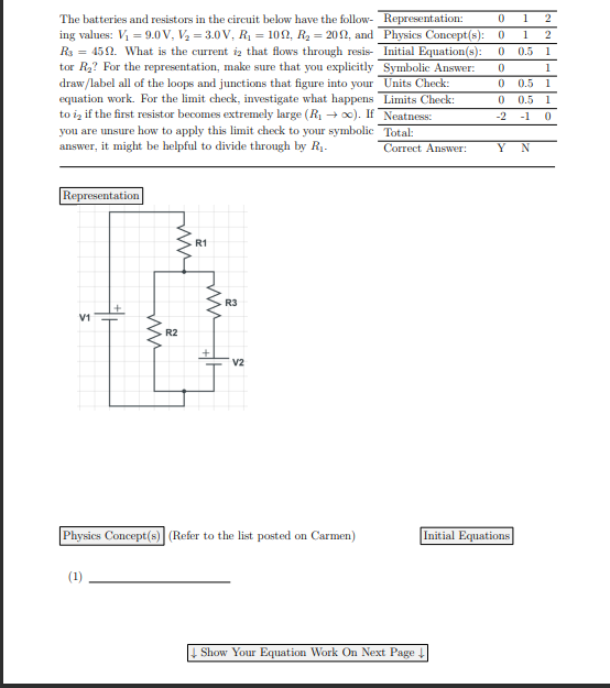 Solved The batteries and resistors in the circuit below have | Chegg.com
