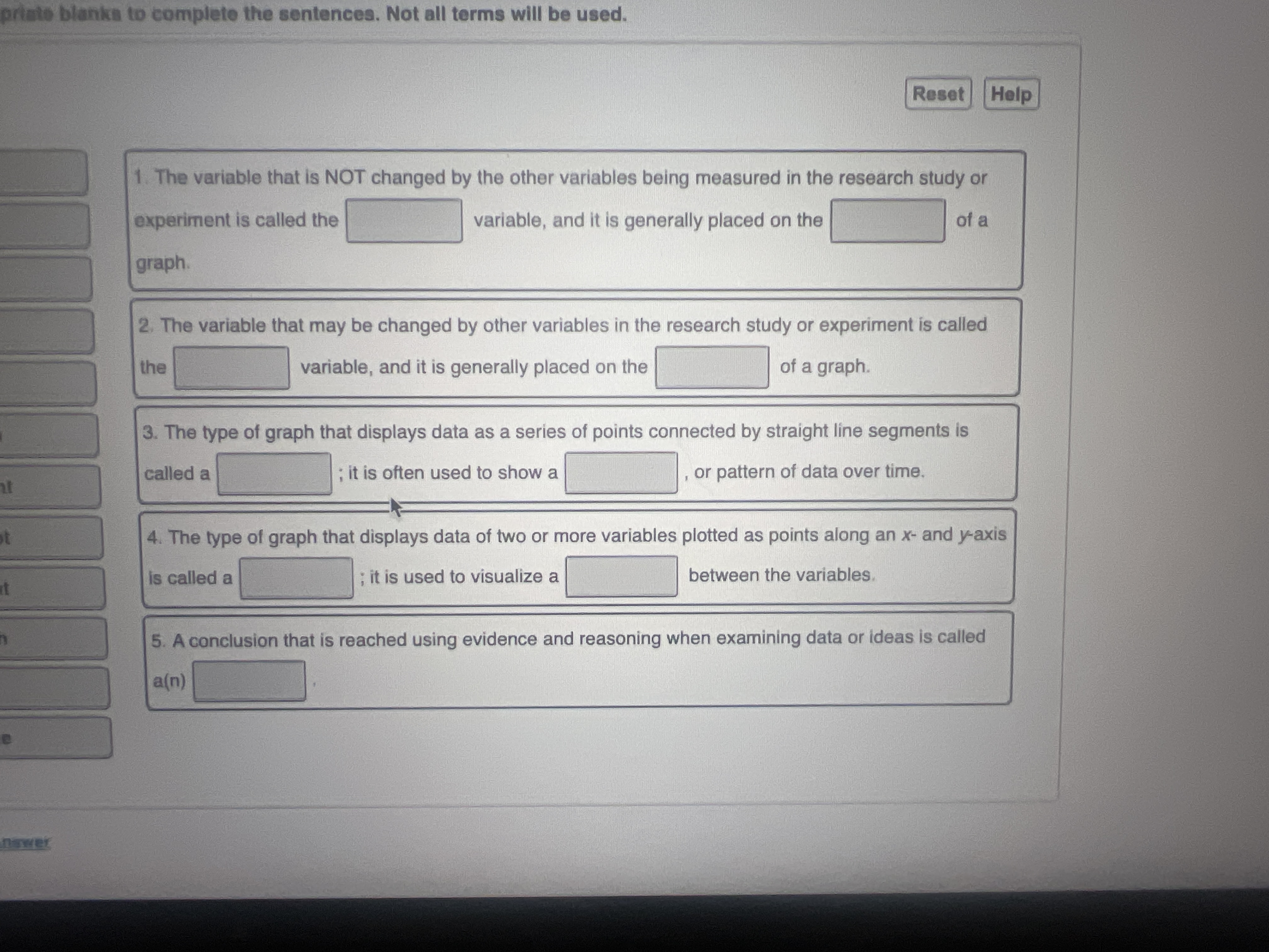 Solved The variable that is NOT changed by the other | Chegg.com