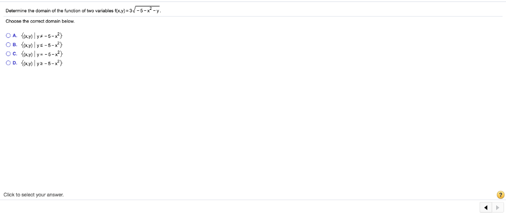 Solved Determine the domain of the function of two variables | Chegg.com