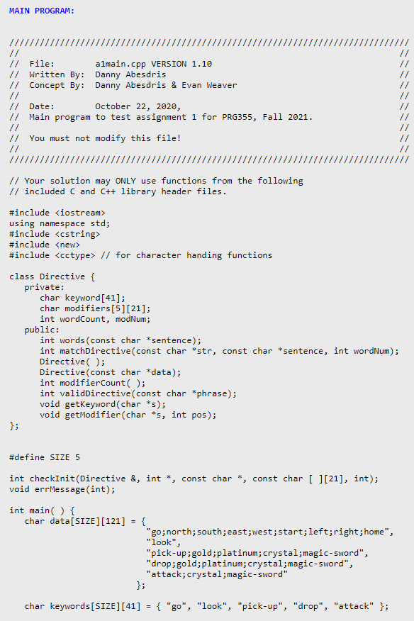 Solved SPECIFICATIONS: The Mississauga Institute of | Chegg.com