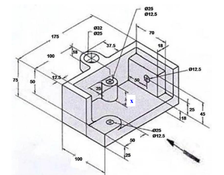 Solved – ISO-A Technical Drawing Question Please draw the | Chegg.com