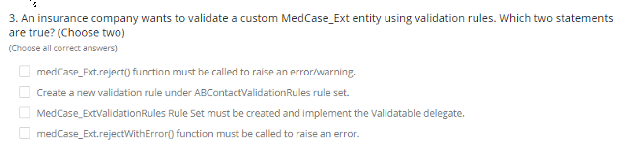 Solved 3. An insurance company wants to validate a custom | Chegg.com