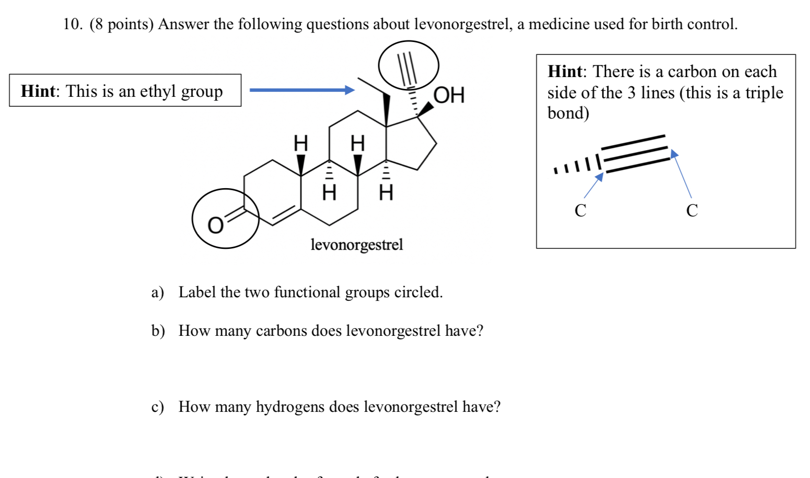 Solved (8 ﻿points) ﻿Answer the following questions about | Chegg.com