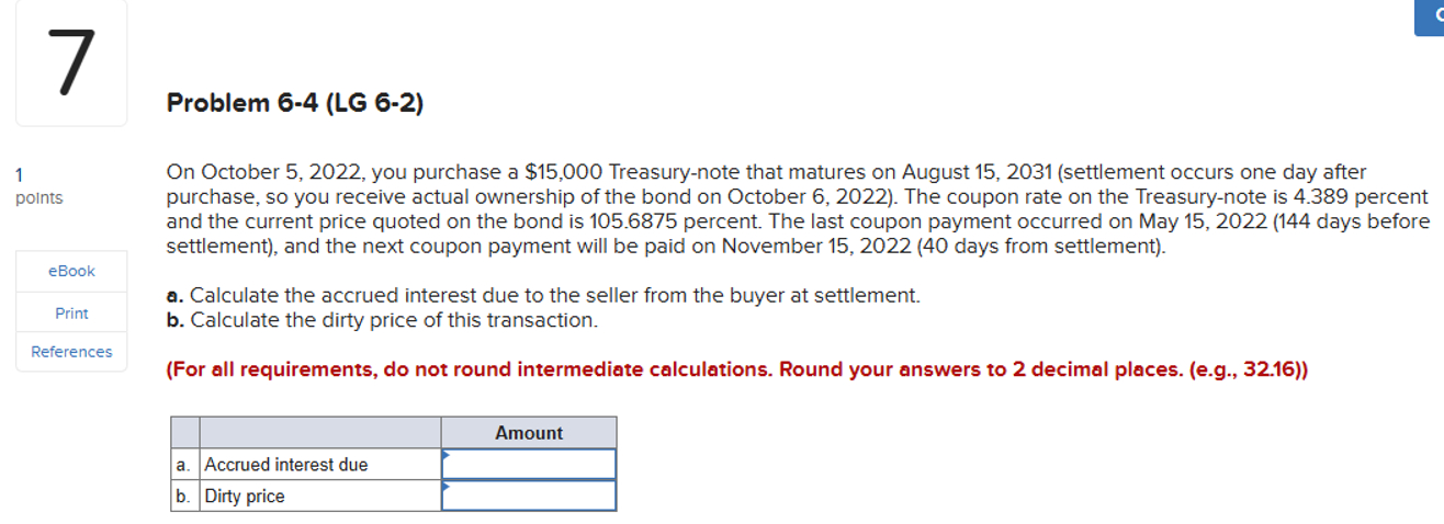 Solved Problem 6-4 (LG 6-2)On October 5, 2022, ﻿you purchase | Chegg.com