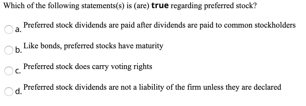 Solved Which of the following statements(s) is (are) true | Chegg.com