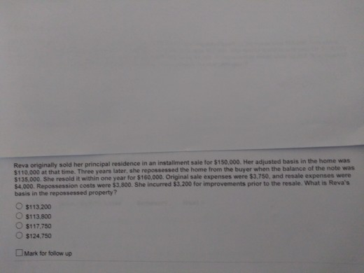 Solved Deres riginally sold her home for 592,000. At that | Chegg.com