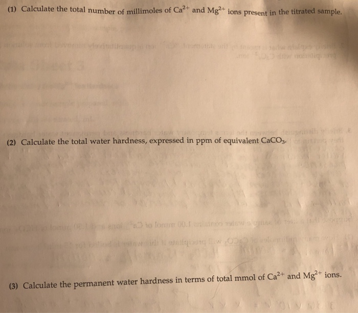 Solved 5. A student collected the following data while using | Chegg.com