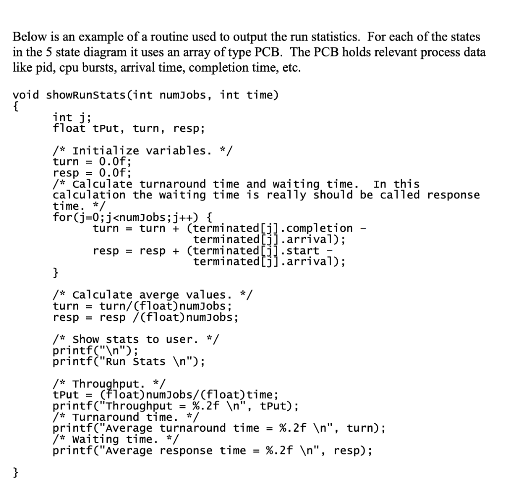 Solved 12. Program a simulation of a job scheduler for an | Chegg.com