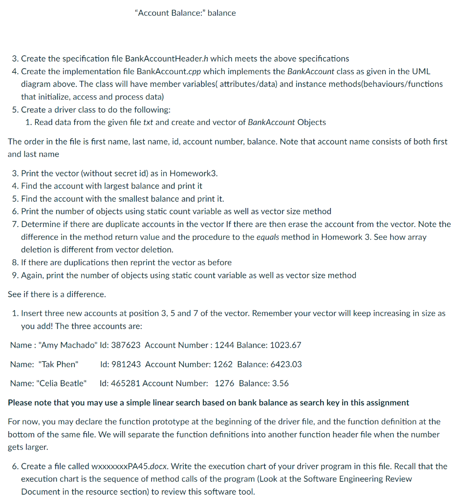 Solved This homework is an exercise in ADT vectors and some | Chegg.com