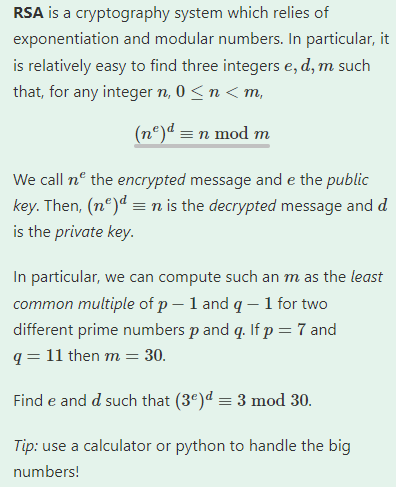 Solved RSA is a cryptography system which relies of | Chegg.com
