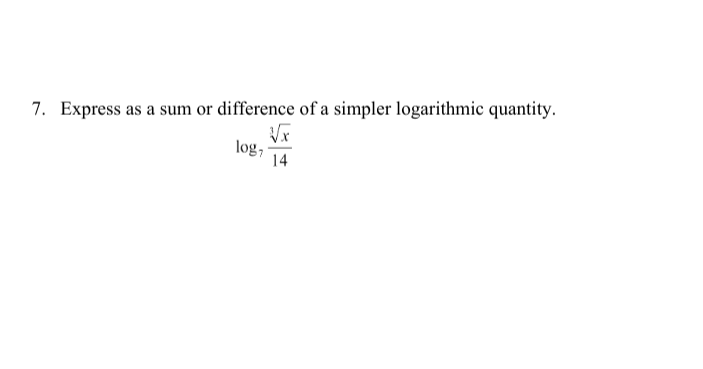 Solved Express as ﻿a sum or ﻿difference of ﻿a simpler | Chegg.com