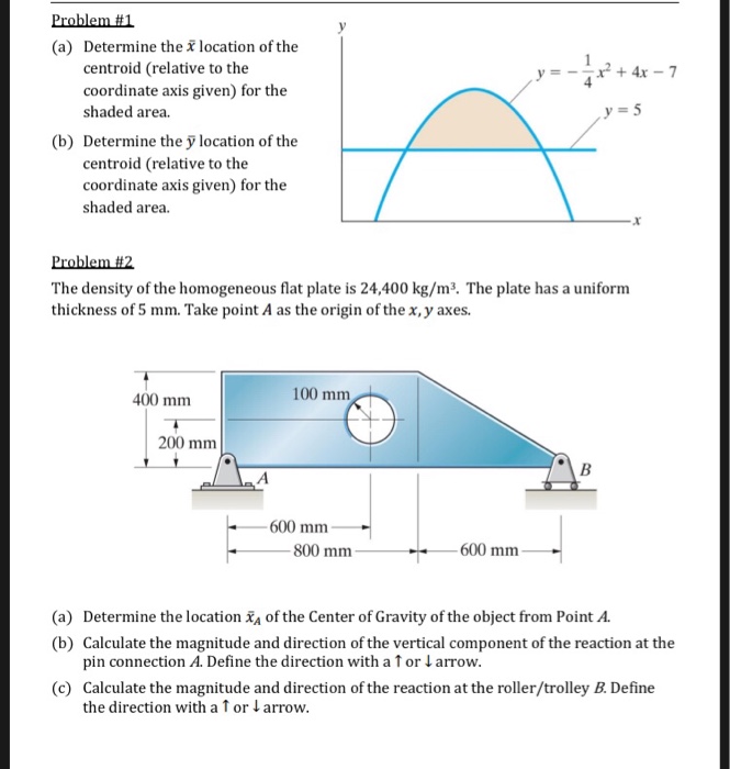Solved A Determine The Location Of The Centroid Relative
