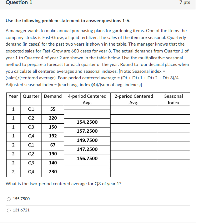 Solved Question 1Use the following problem statement to | Chegg.com