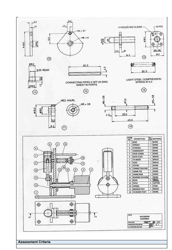Introduction: Brief description of CAD design | Chegg.com