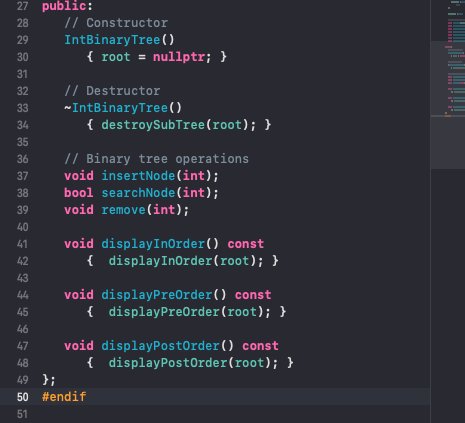 Solved Lab_3: // The startup code builds a binary tree | Chegg.com