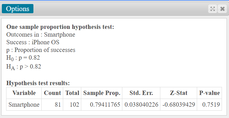 Solved Problem: test if the percentage of current students | Chegg.com