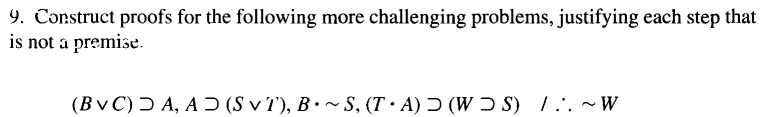 Solved 9. Construct proofs for the following more | Chegg.com