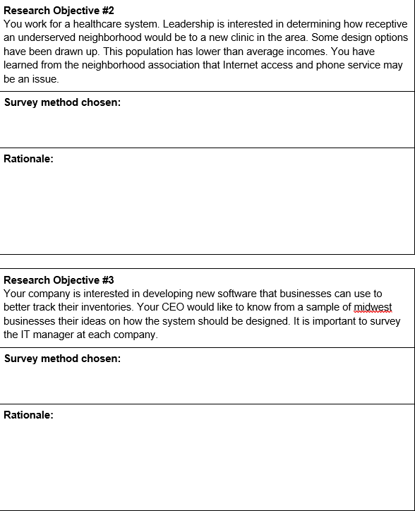 Solved Type of survey methods to choose from:Online survey | Chegg.com
