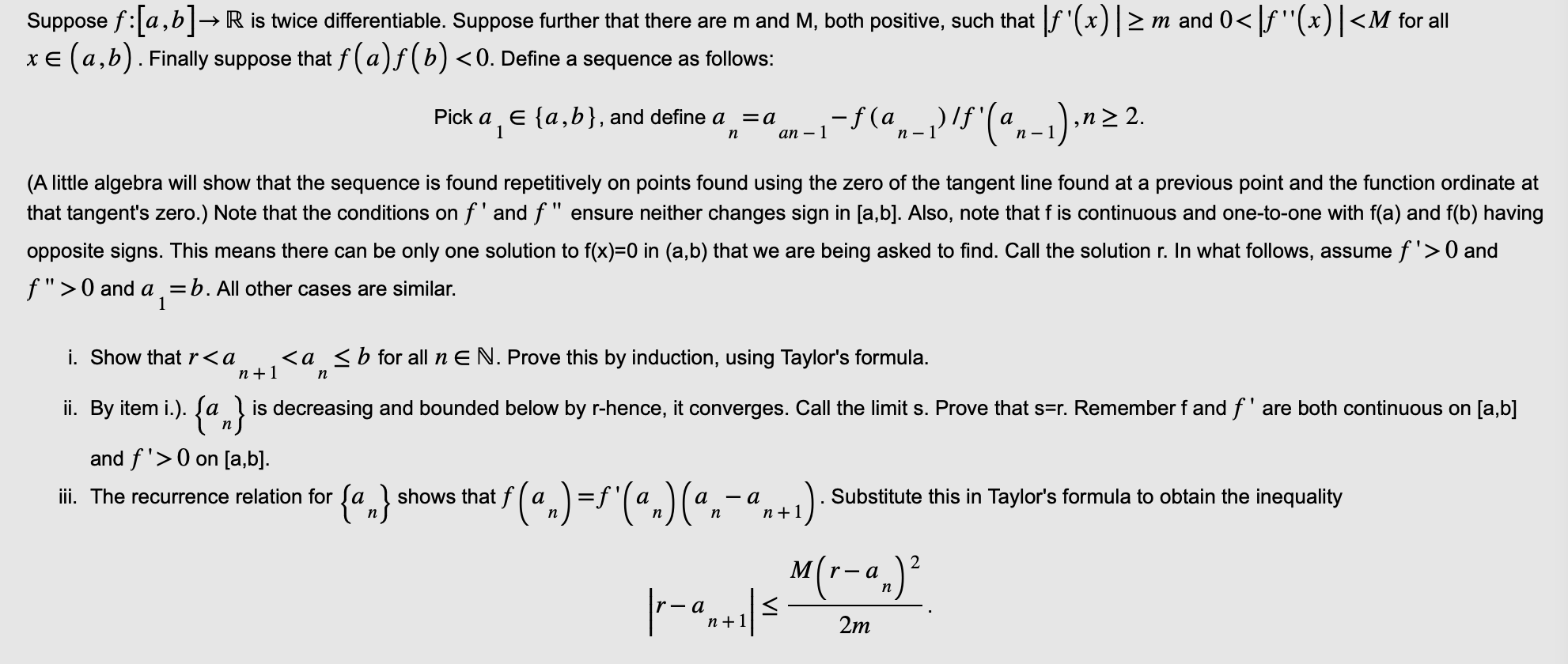 Solved Suppose f:[a,b]→R is twice differentiable. Suppose | Chegg.com