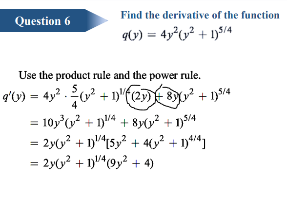 Solved I am having trouble solving the derivative of the | Chegg.com