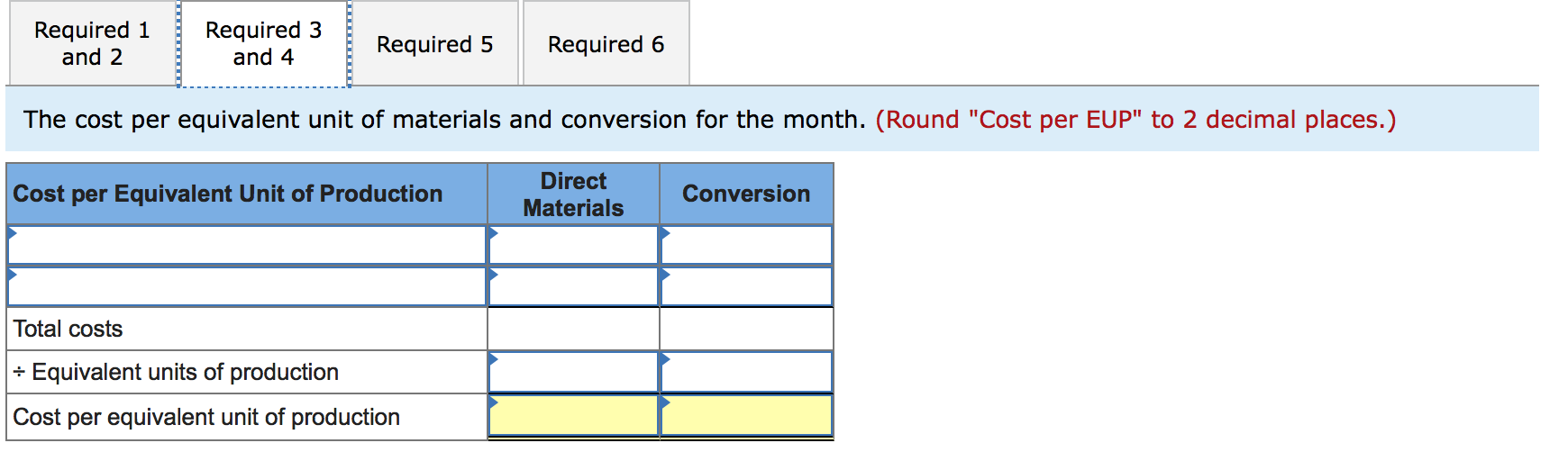 Solved Hi-Test Company uses the weighted-average method of | Chegg.com
