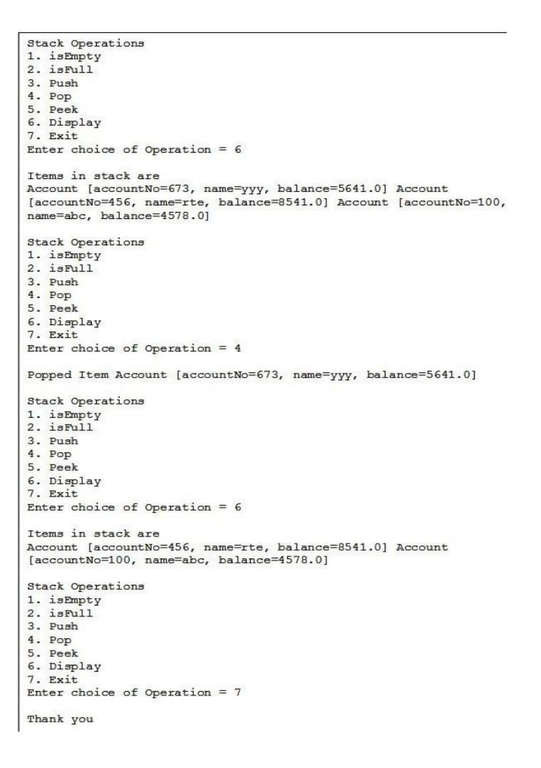 Solved You have one stack test class and a Match brackets | Chegg.com