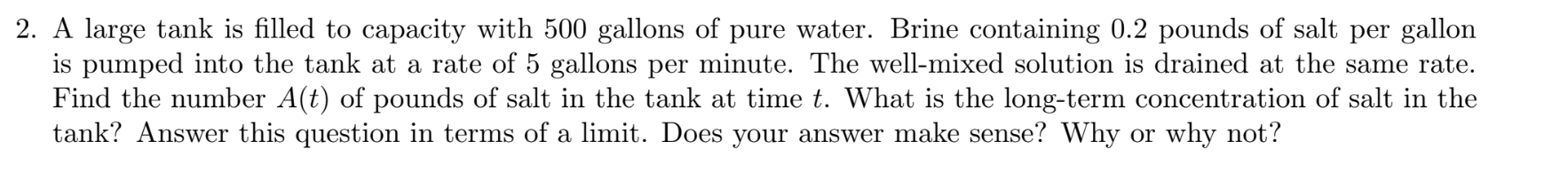 Solved I need help with this Differential Equation Problem. | Chegg.com