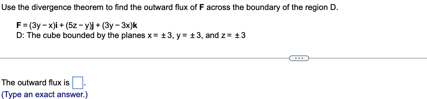 Solved Use the divergence theorem to find the outward flux | Chegg.com