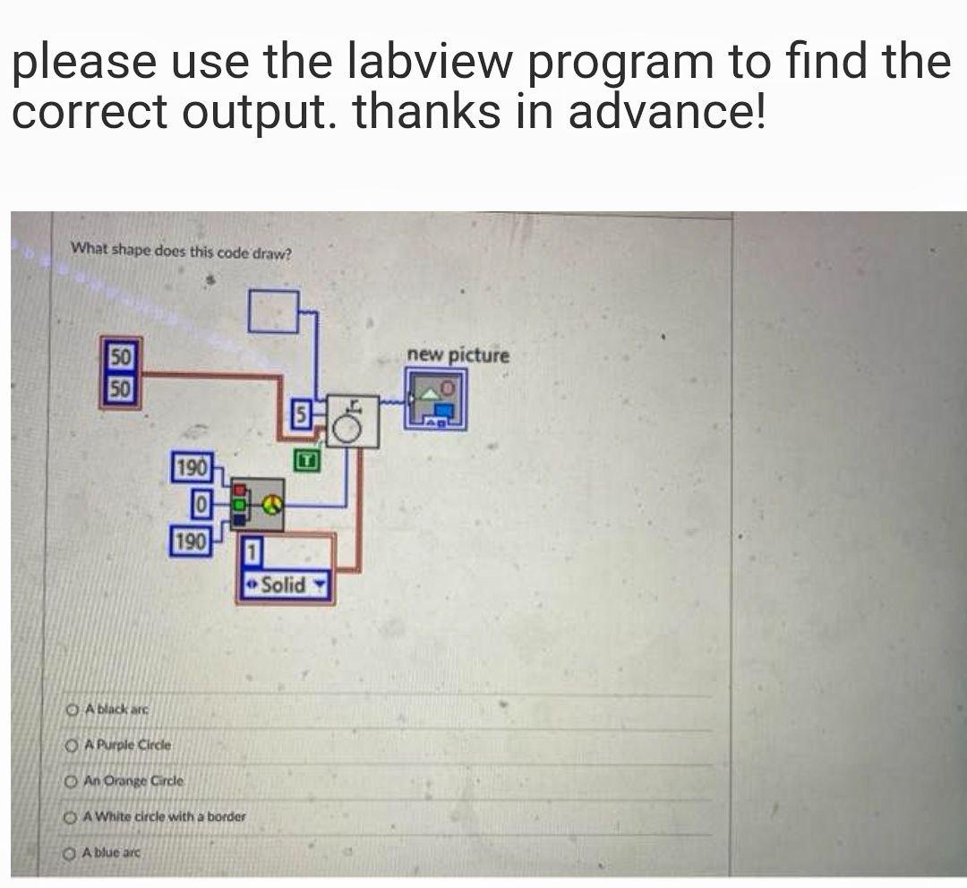 Solved please use the labview program to find the correct | Chegg.com