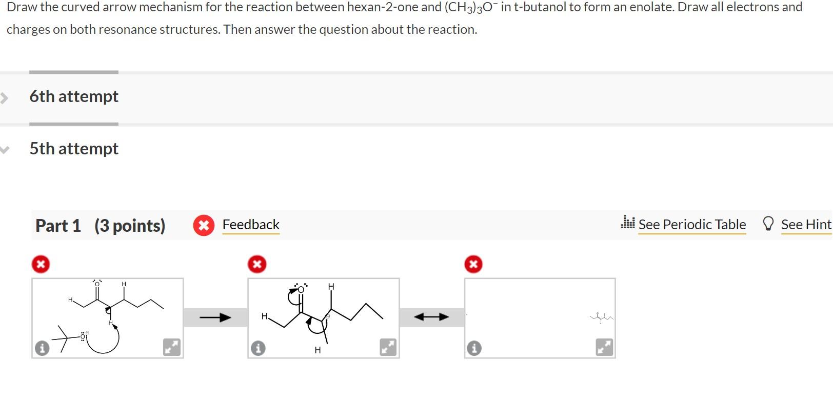 [Solved]: Draw the curved arrow mechanism for the reaction