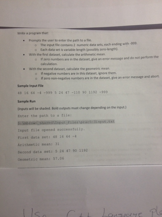 Solved Write A Program That Prompts The User To Enter Th