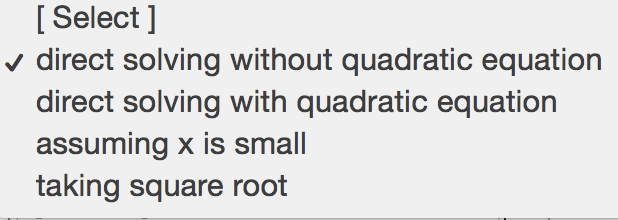 Solved We use an ICE table to solve for equilibrium | Chegg.com