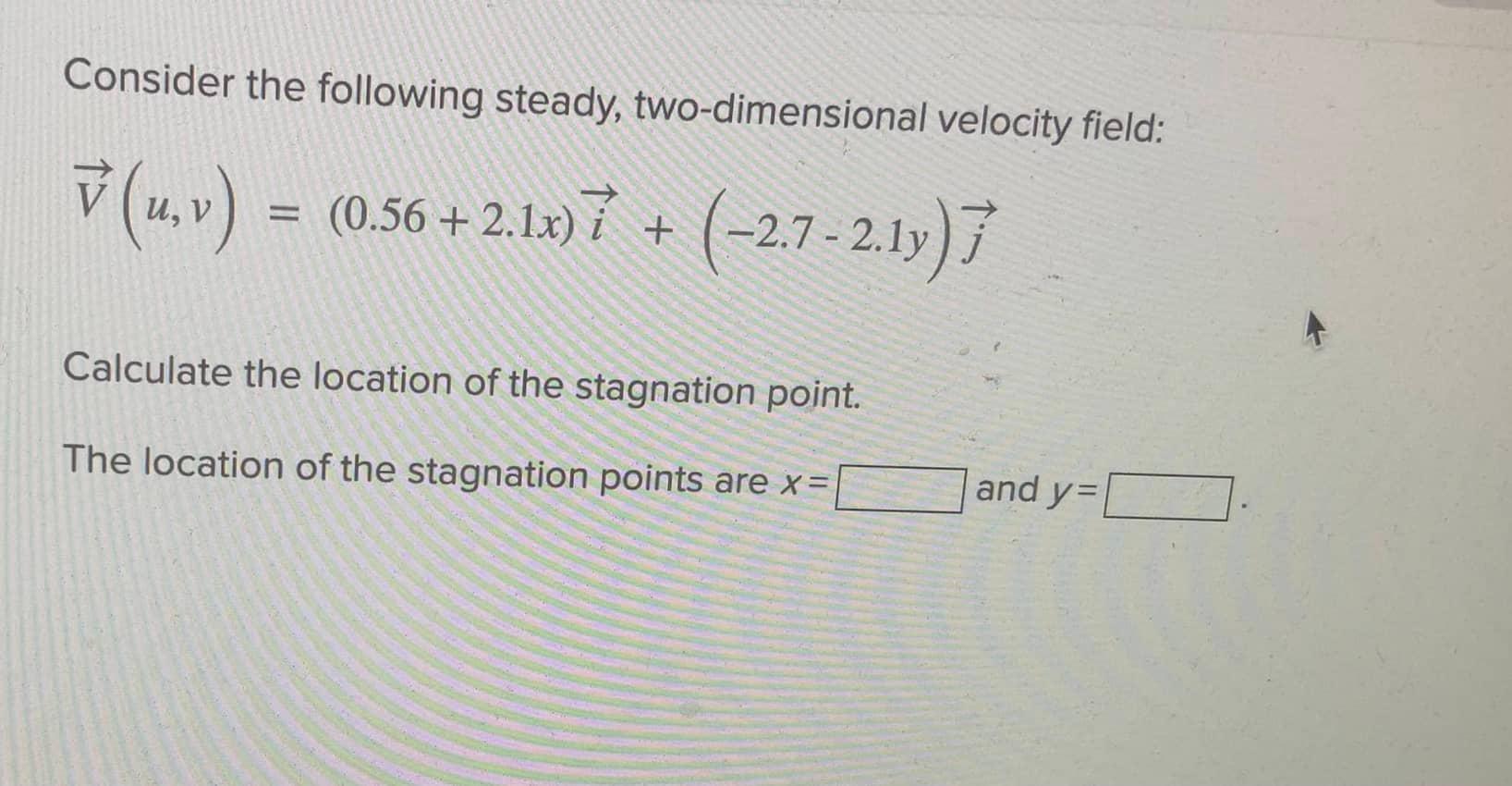 Solved Consider the following steady, two-dimensional | Chegg.com