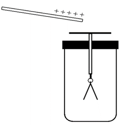 2. In the figures below, show a neutral electroscope | Chegg.com
