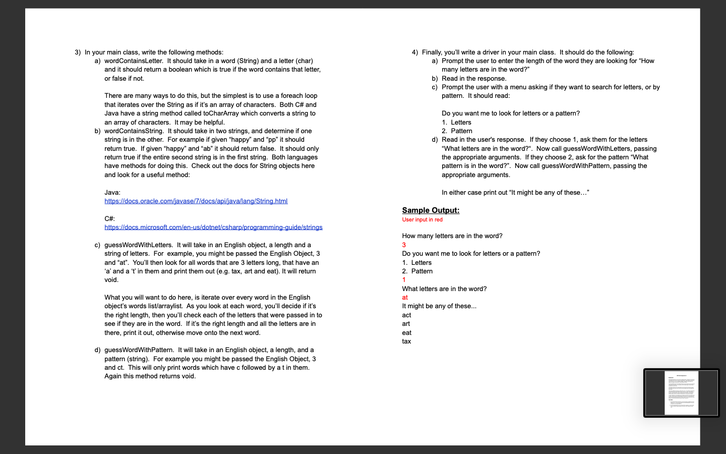 Solved CSE1322 Assignment 2 Background: Word guessing games | Chegg.com