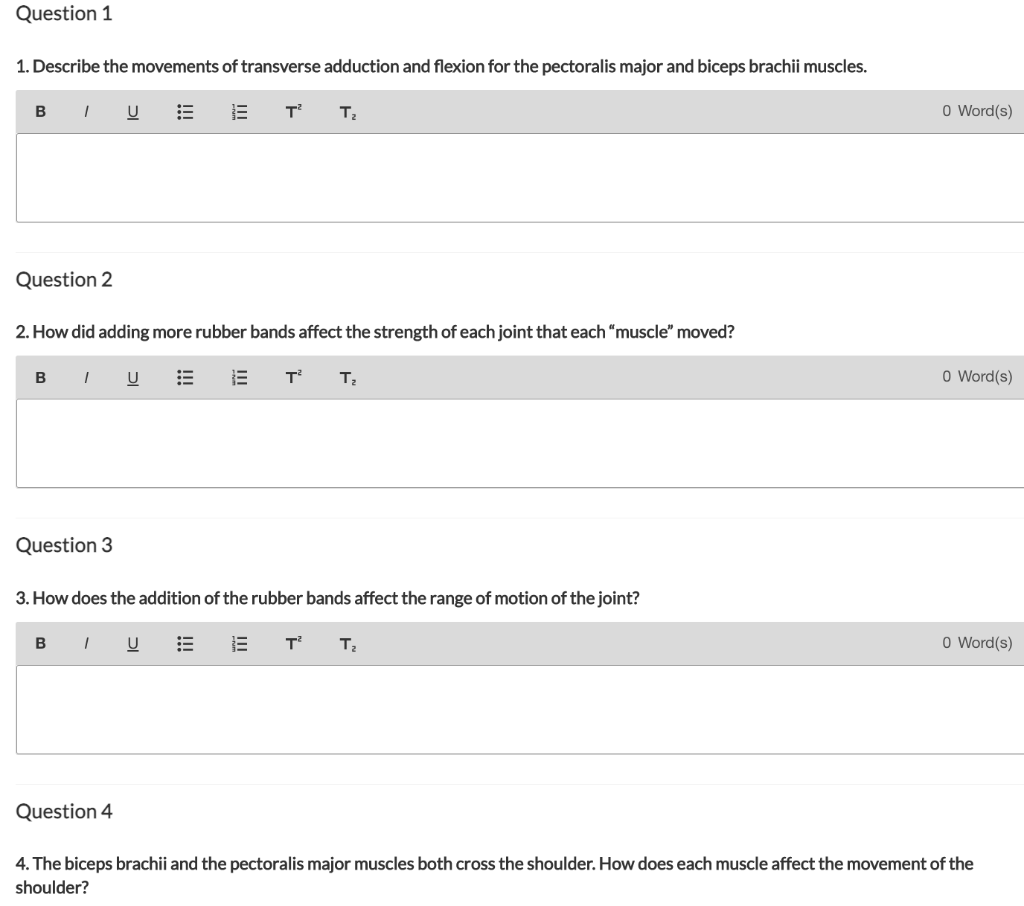 Solved 1. Describe the movements of transverse adduction and | Chegg.com