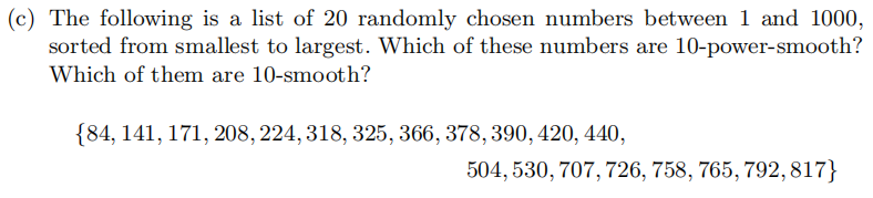Solved 3.28. An integer M is called B-power-smooth if every | Chegg.com