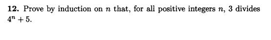 Solved 12. Prove by induction on n that, for all positive | Chegg.com