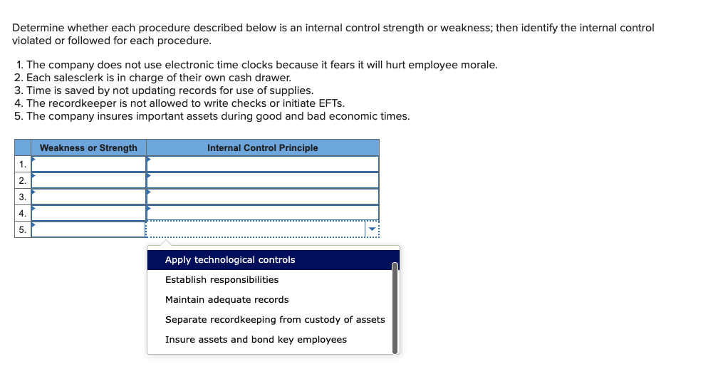 Solved Determine whether each procedure described below is | Chegg.com