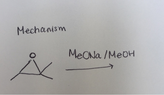 Solved Mechanism o MeONa /MeoH | Chegg.com