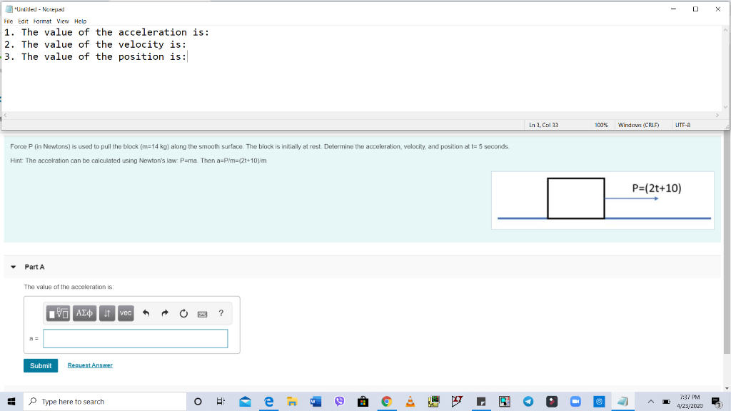 Solved - DX Untitled - Notepad File Edit Format View Help 1. | Chegg.com