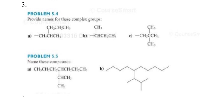 Solved Provide names for these complex groups: Name these | Chegg.com